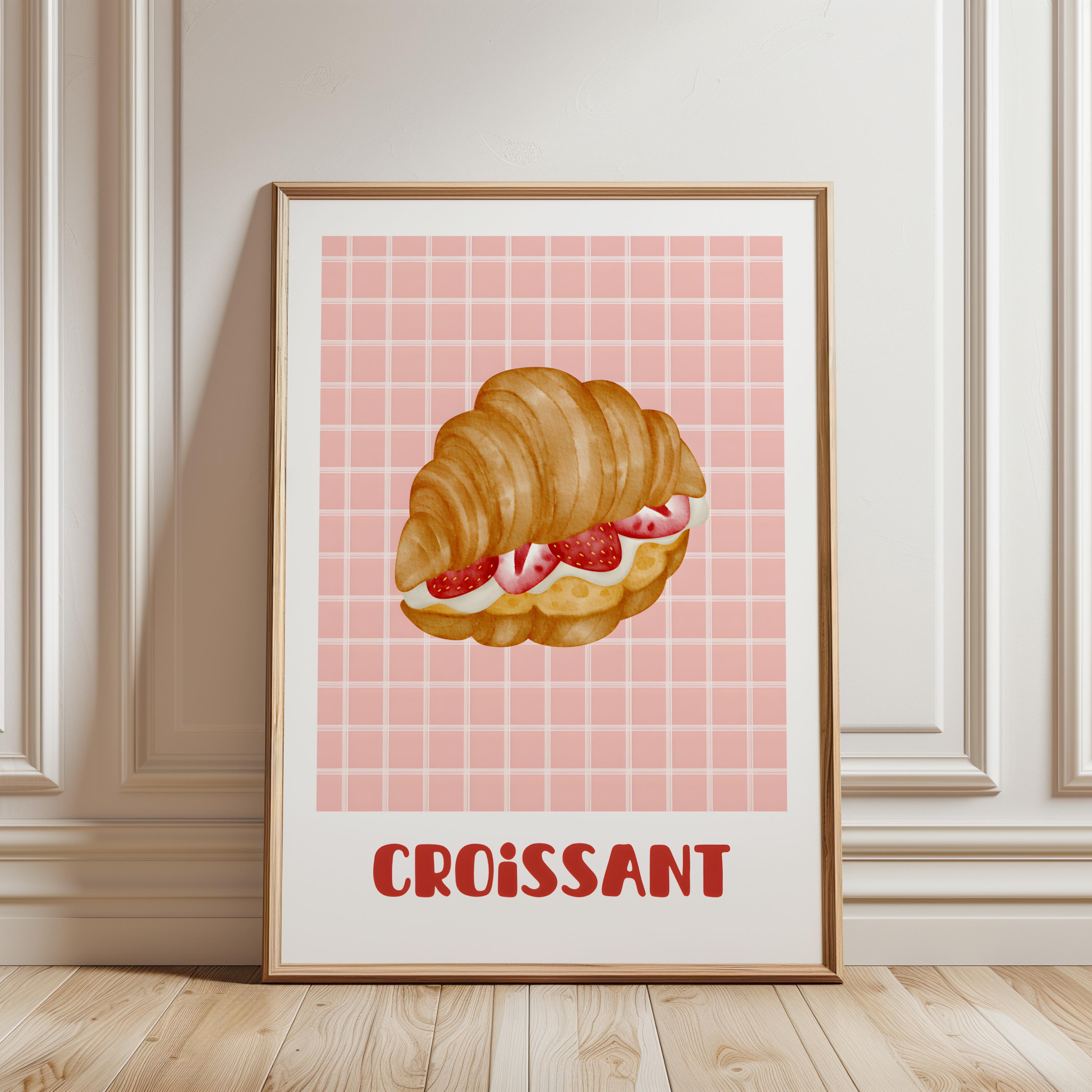 Croissant Poster - Artivant